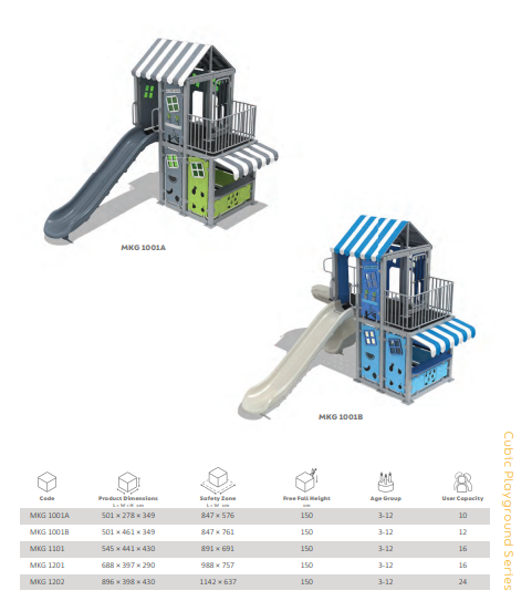 Cubic Playground Series: Modular Cubes for High-Rise Adventure Play