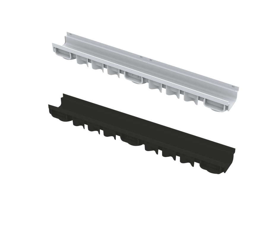 Maxiflow Drainage Channels Channel Gutter Bottom Outlet White